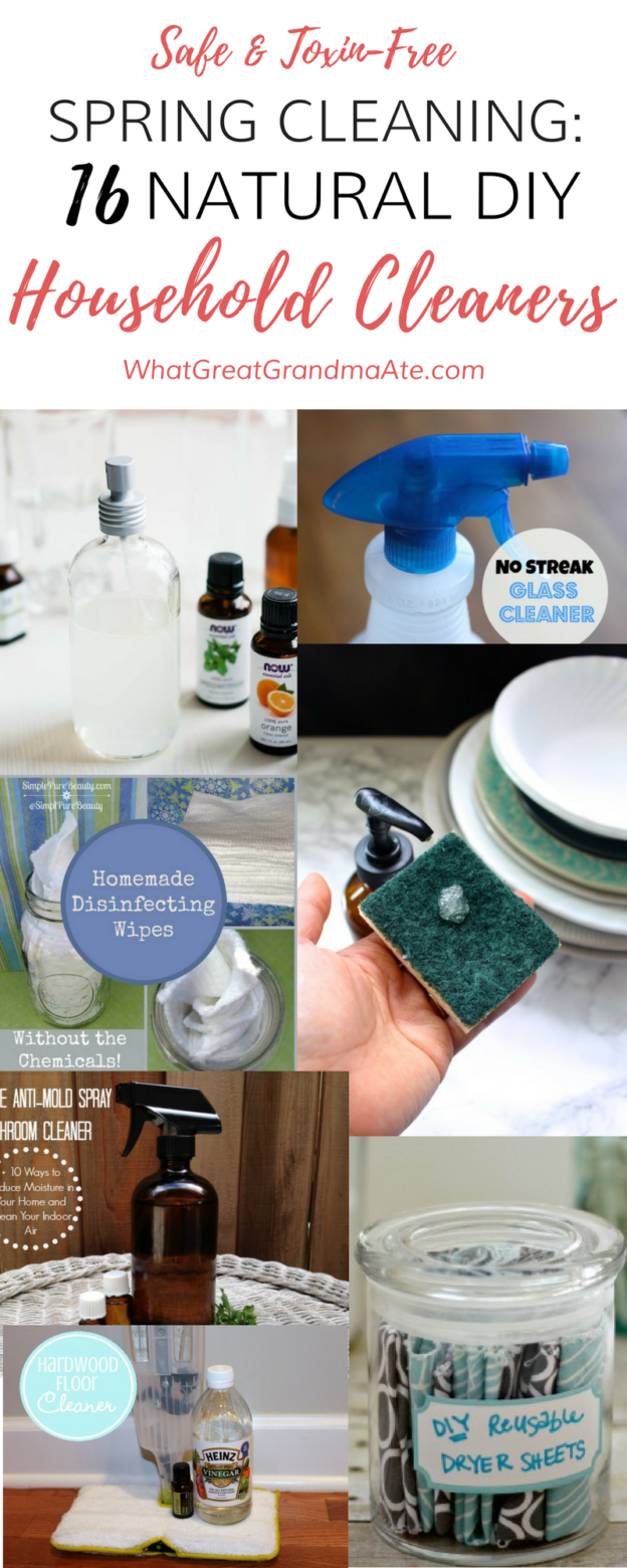 Spring Cleaning: 16 Natural DIY Household Cleaners – What Great Grandma Ate