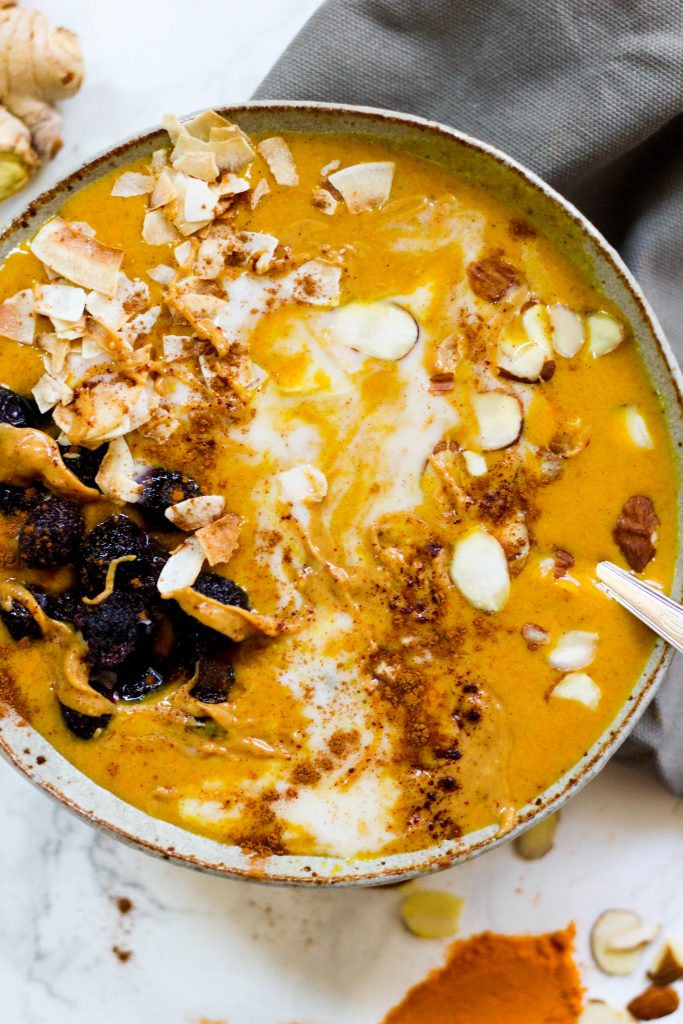 Turmeric Ginger Bone Broth Smoothie Bowl – What Great Grandma Ate
