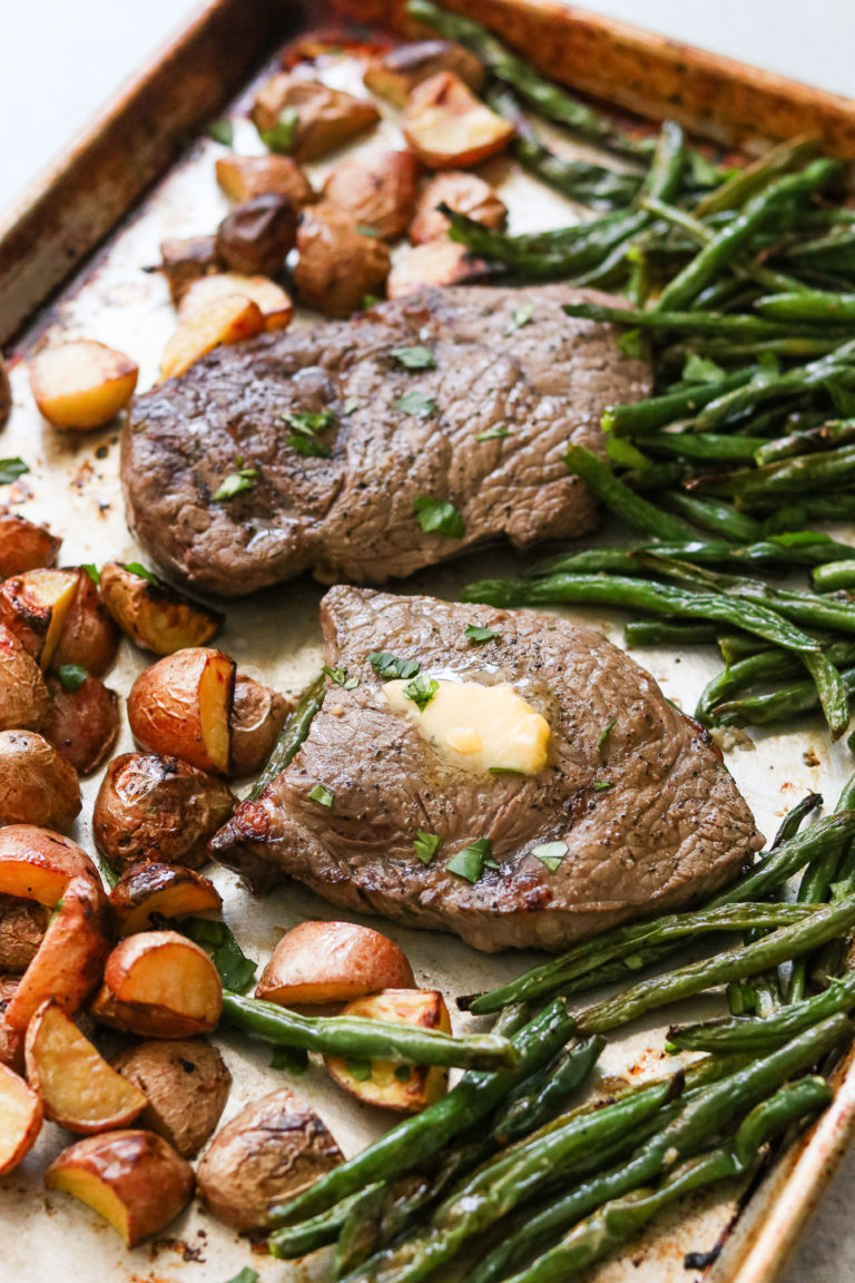 Sheet Pan Steak And Potatoes With Green Beans Paleo Whole30 What Sheet Pan Steak And Potatoes With Green Beans Paleo Whole30 What