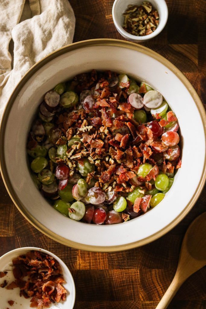 Amazing Creamy Grape Salad Recipe (Dairy-Free)