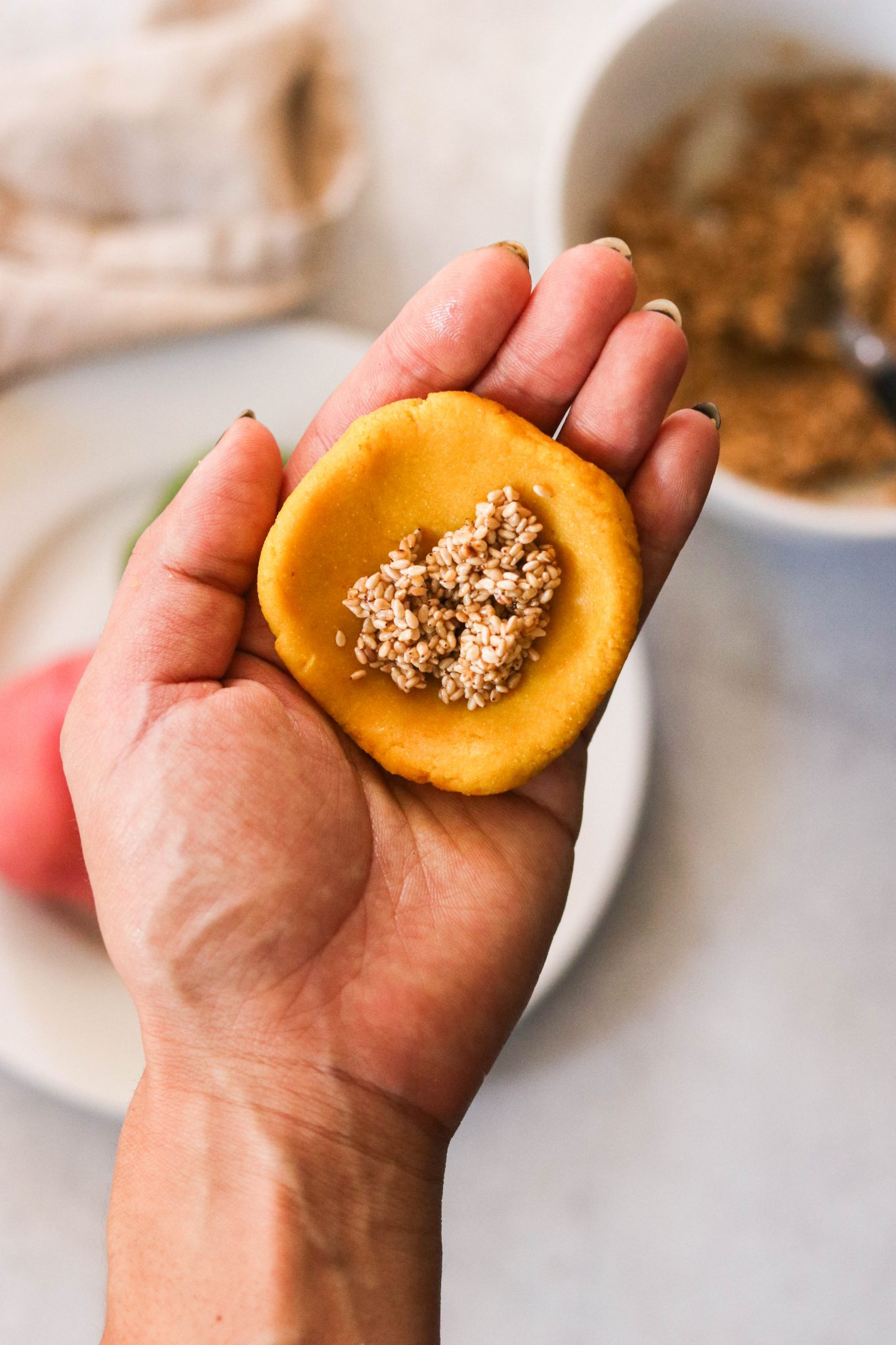 Paleo Songpyeon Recipe (Korean Rice Cake Dessert)