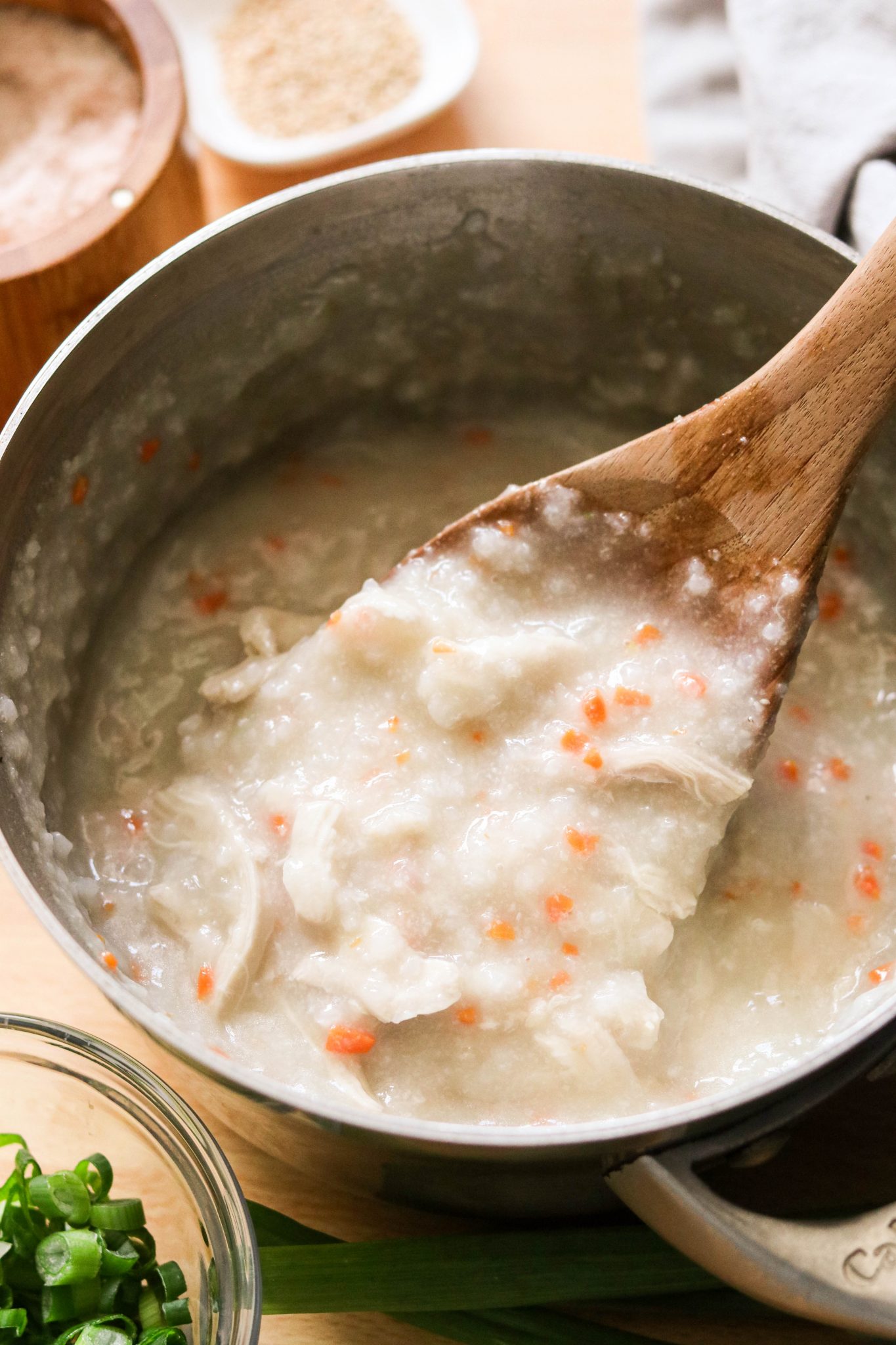 30-Minute Dak Juk | Korean Rice Porridge with Chicken