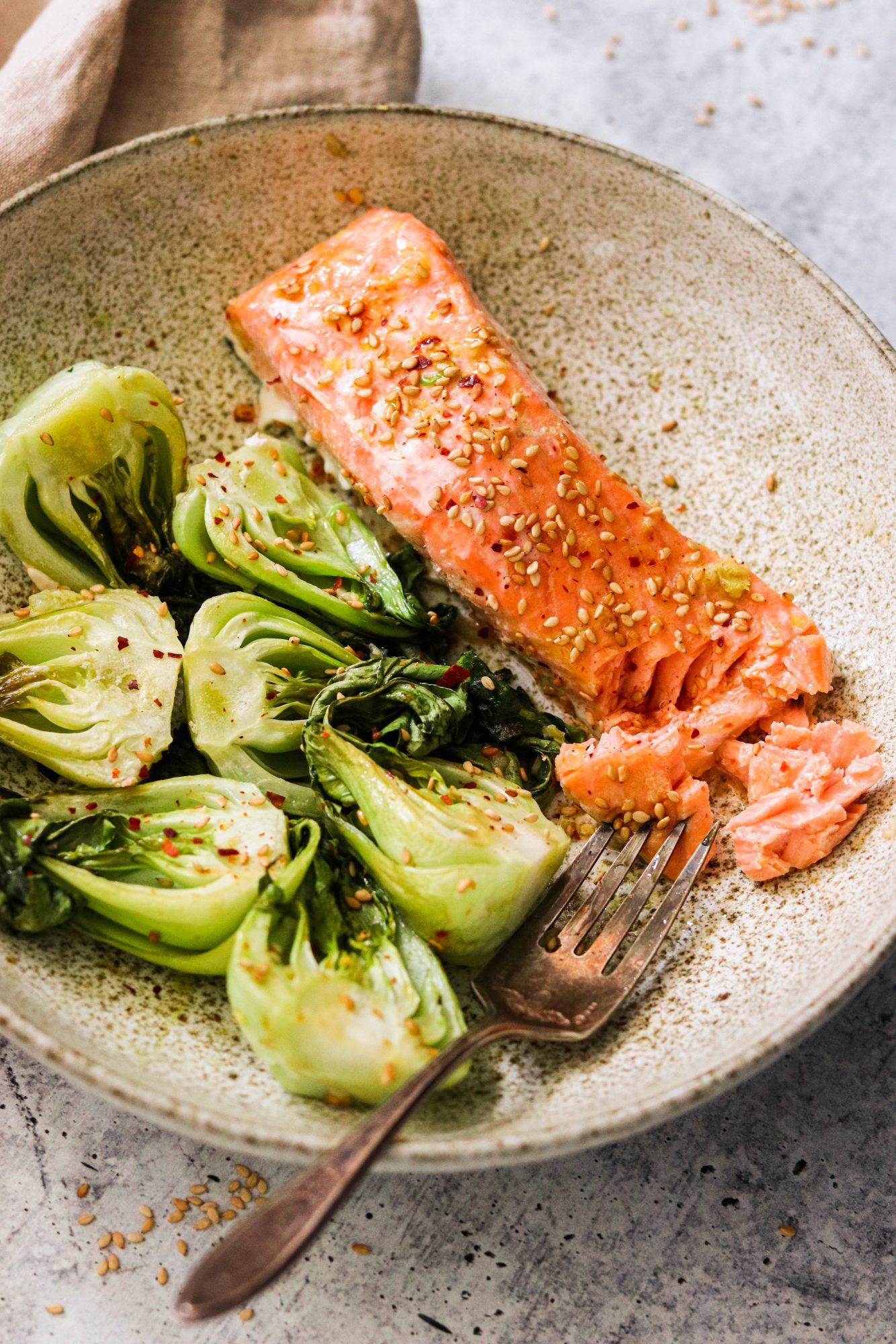 Sheet Pan Salmon & Bok Choy (Paleo, Whole30, Keto, AIP) – What Great ...