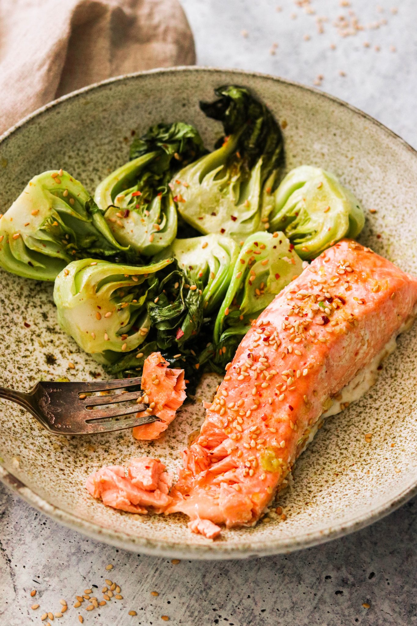 Sheet Pan Salmon & Bok Choy (Paleo, Whole30, Keto, AIP) – What Great ...