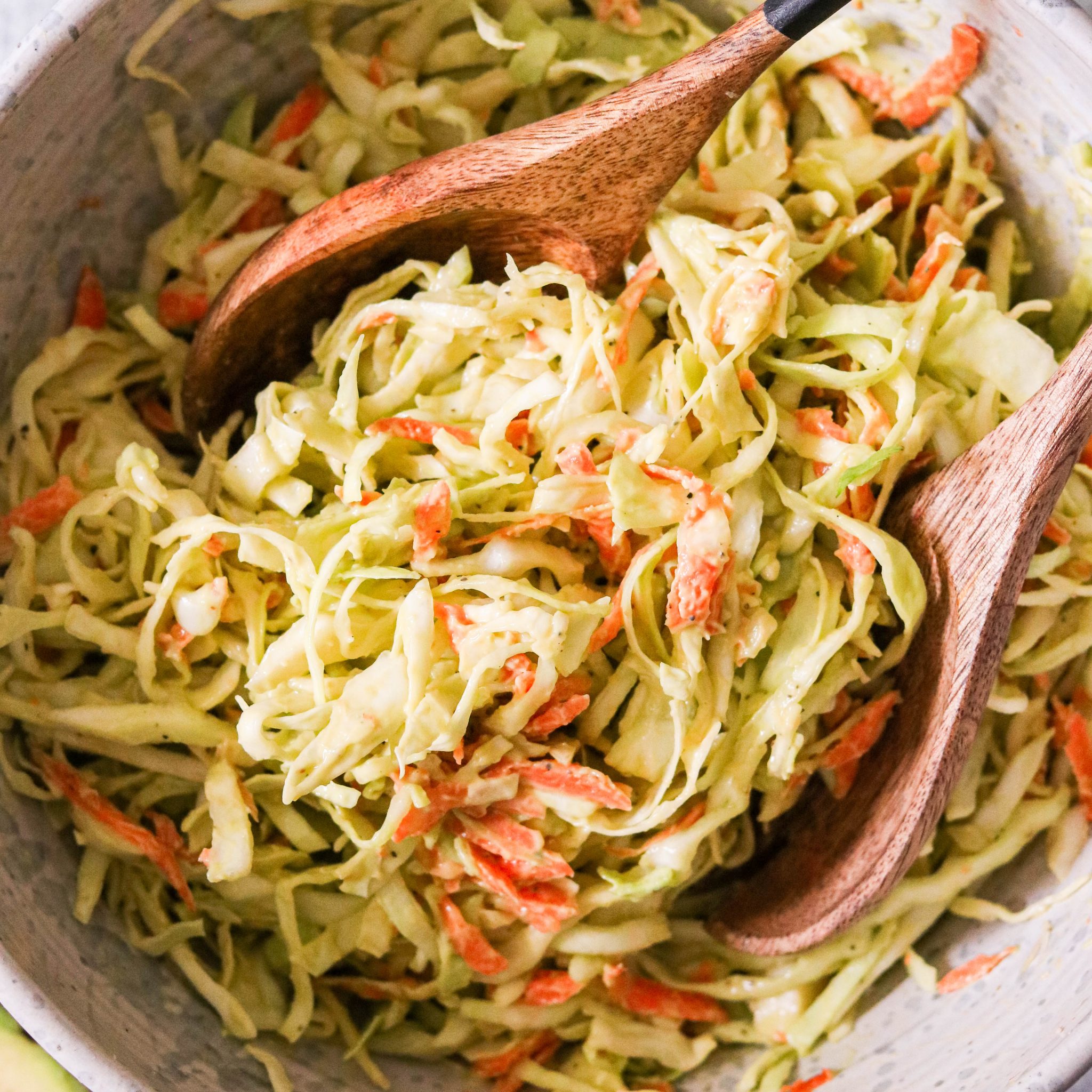 Avocado Lime No Mayo Coleslaw (Paleo, Whole30, Low Carb, Vegan, AIP ...