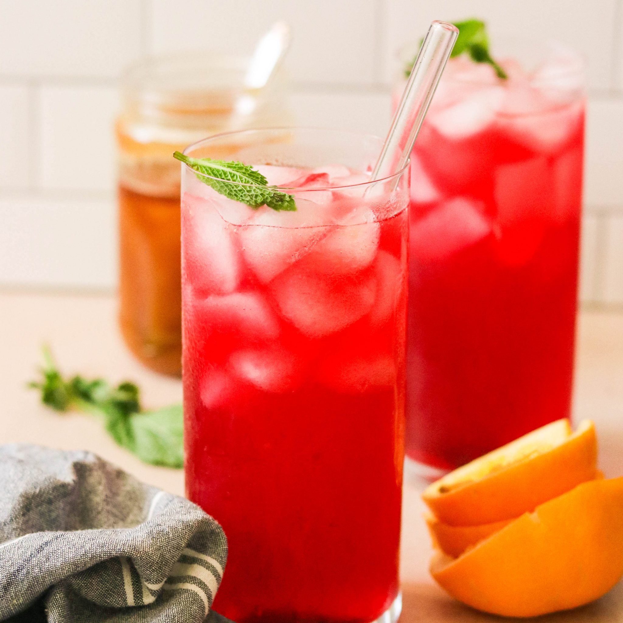 Refreshing Honey Hibiscus Lemonade Recipe | What Great Grandma Ate