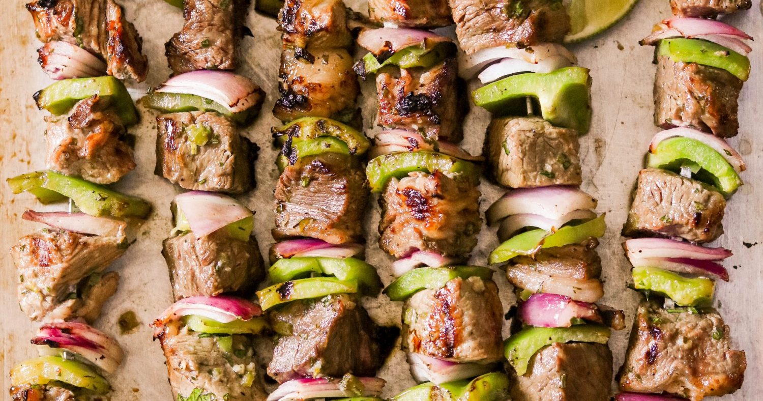 Carne Asada Steak Kebabs (Paleo, Whole30) - What Great Grandma Ate
