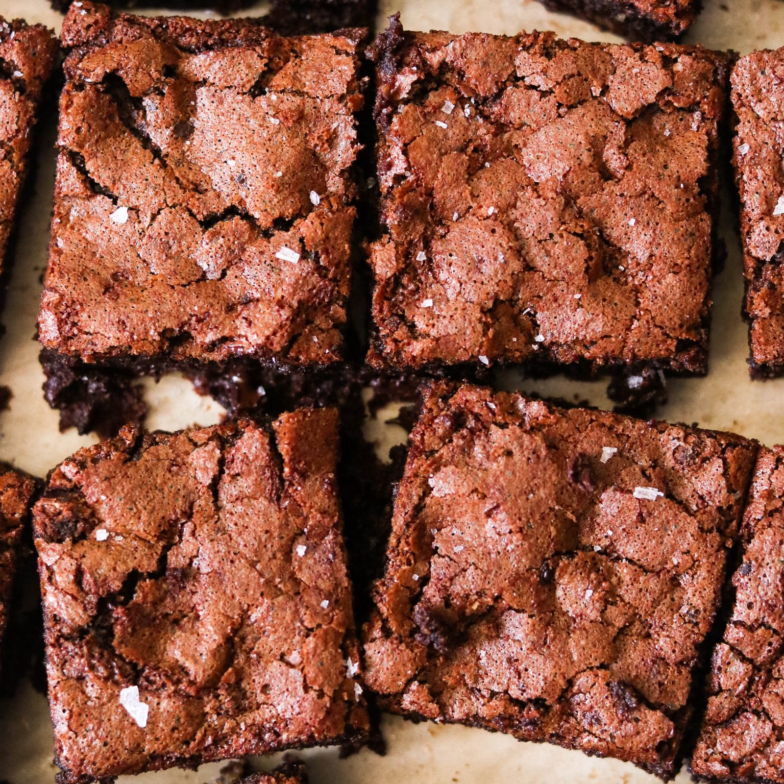 Fudgy Paleo Chocolate Brownies with Crackly Tops | What Great Grandma Ate
