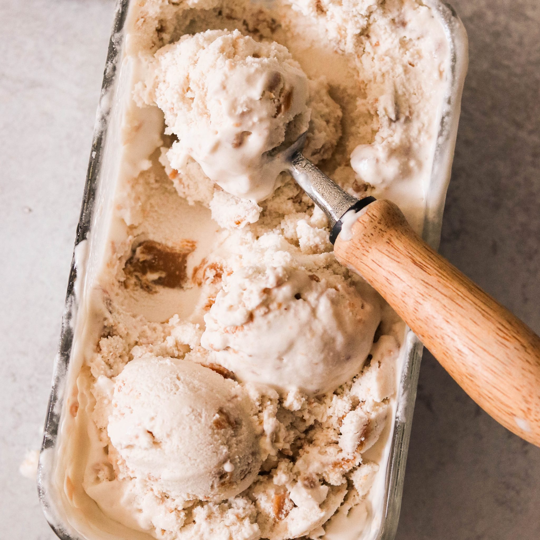 Paleo & Vegan Salted Caramel Ice Cream - What Great Grandma Ate