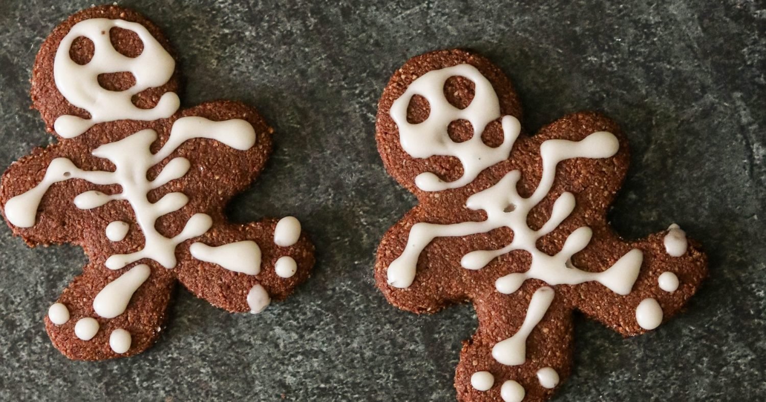Gluten Free Chocolate Sugar Cookies (Paleo) - Perfect for Halloween!