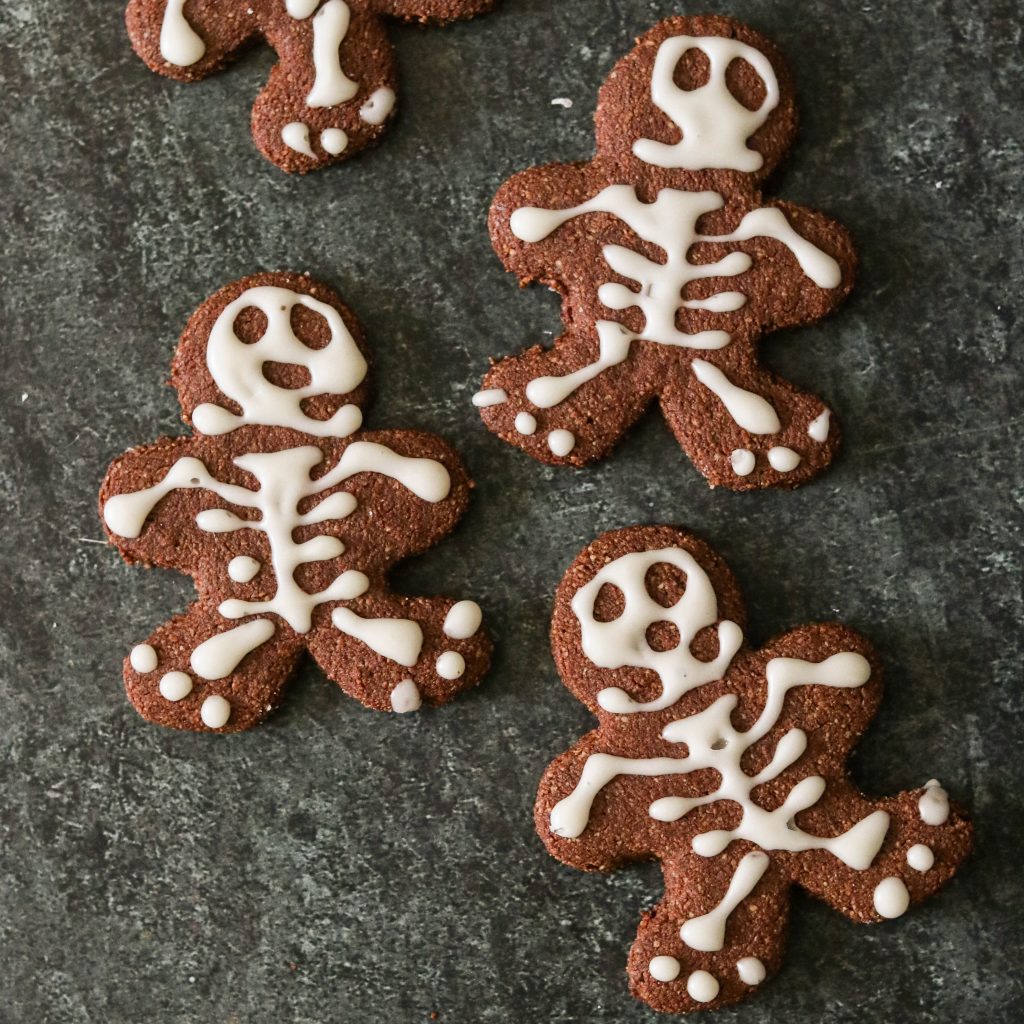 Gluten Free Chocolate Sugar Cookies (Paleo) - Perfect for Halloween!