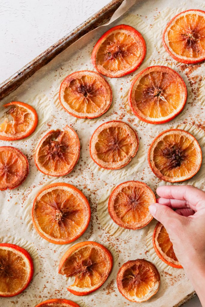 Stunning Chocolate Dipped Dried Orange Slices