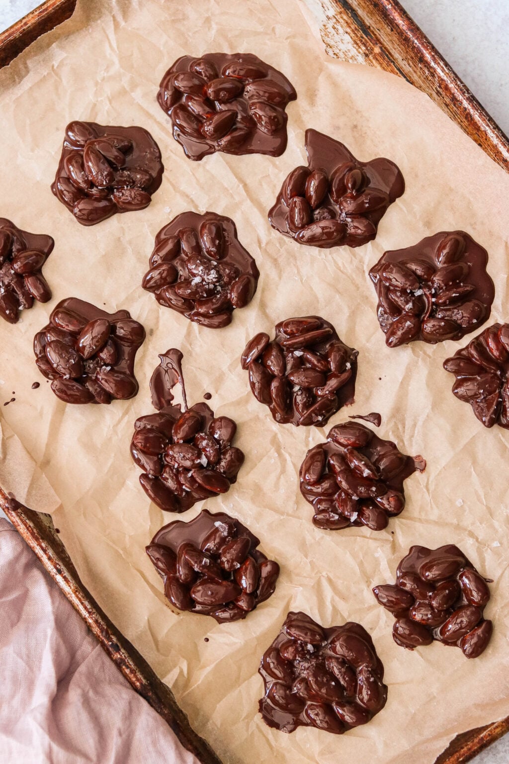 Chocolate Almond Clusters (Paleo, Vegan) - Only 3 Ingredients!