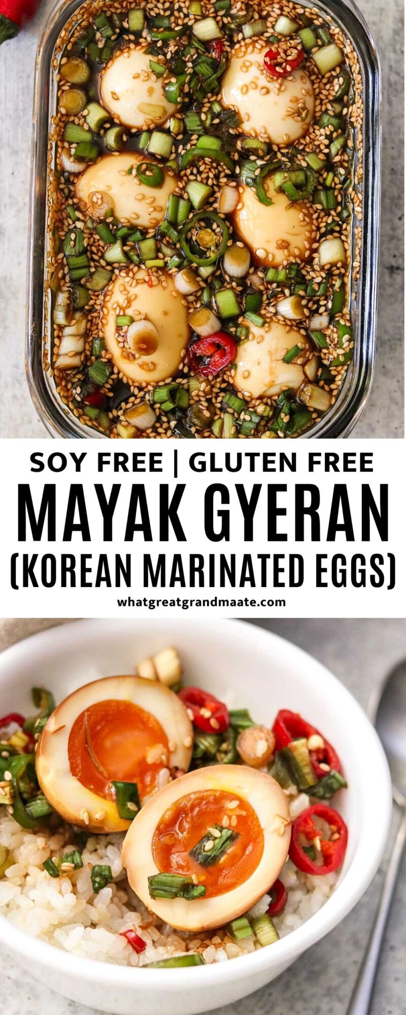 Mayak Eggs (Korean Marinated Eggs with Soy-Free Twist)