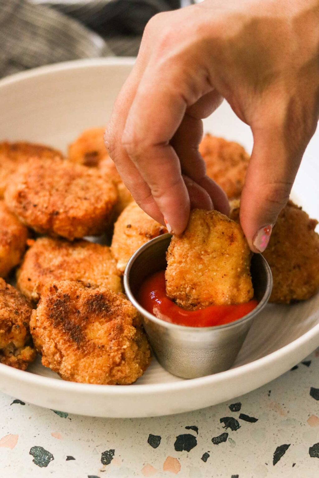 Easy Homemade Veggie Nuggets (with Chicken option!)