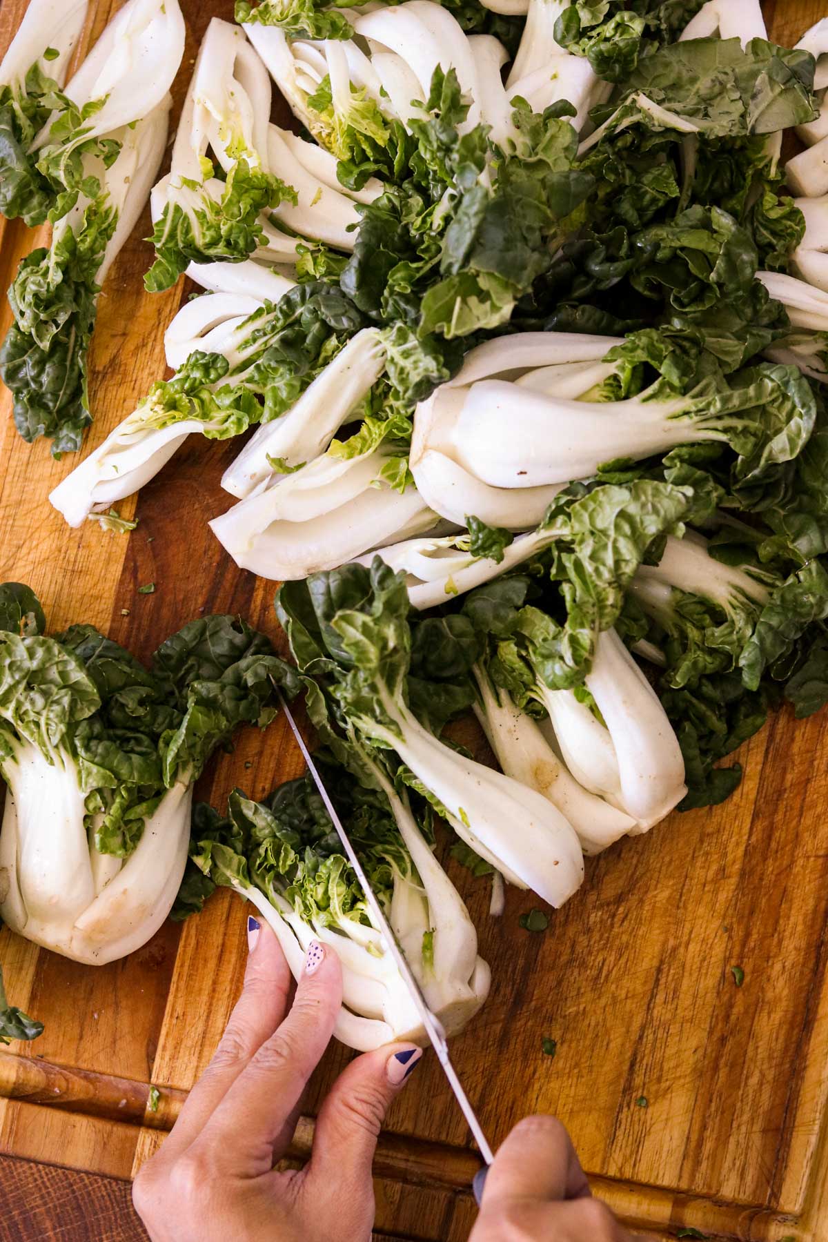 Baby Bok Choy Kimchi - Quick Geotjeori Kimchi | What Great Grandma Ate