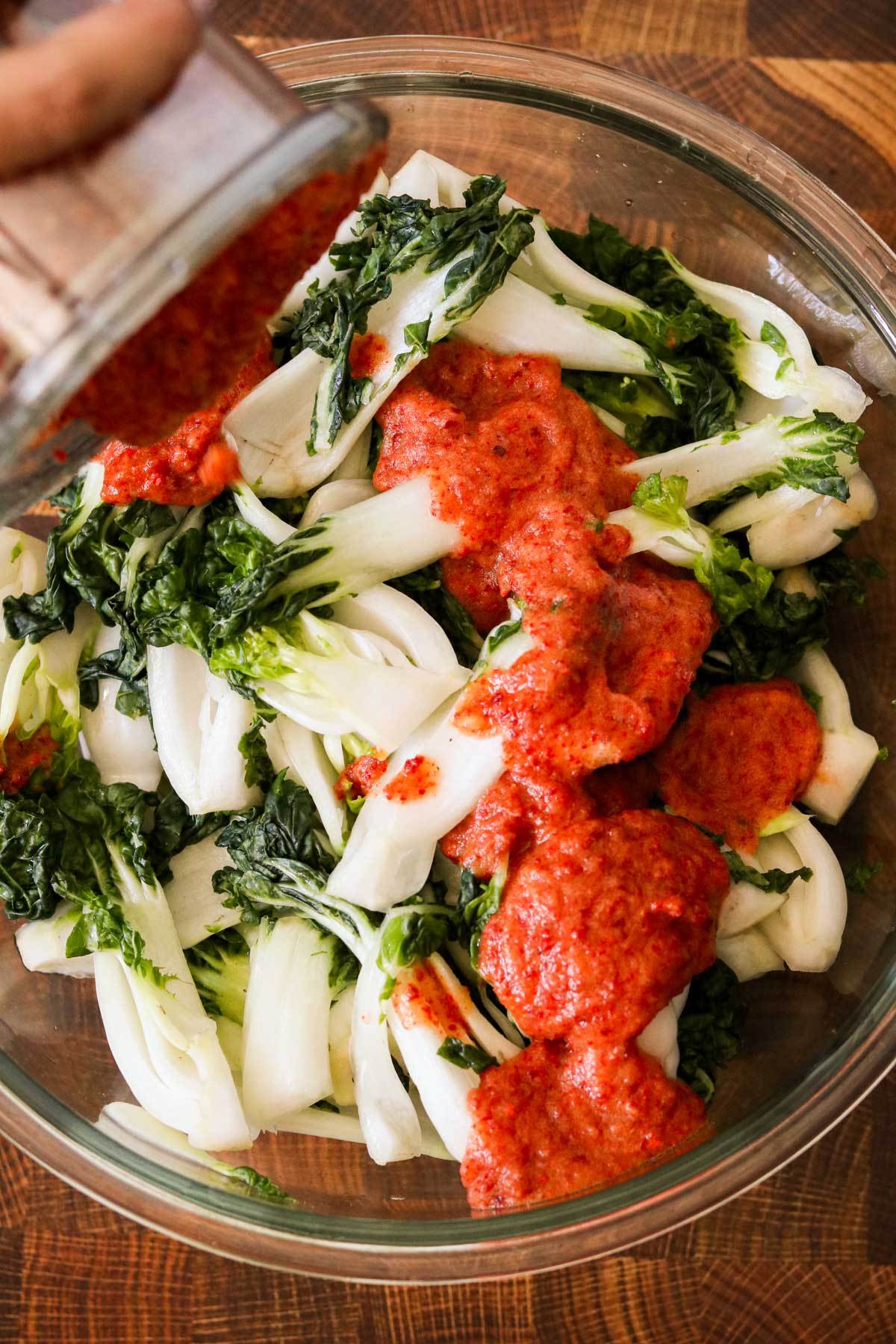 Baby Bok Choy Kimchi - Quick Geotjeori Kimchi | What Great Grandma Ate