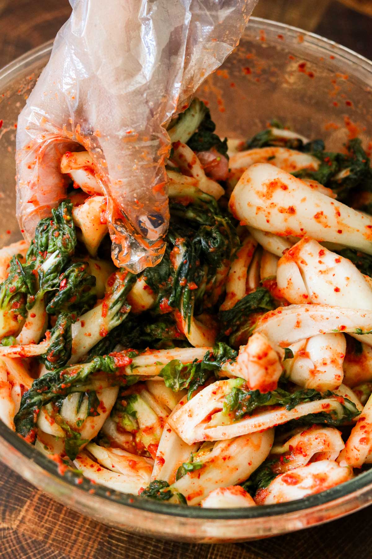 Baby Bok Choy Kimchi - Quick Geotjeori Kimchi | What Great Grandma Ate