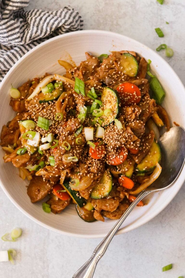 Easy Pork Bulgogi (Spicy or Mild)