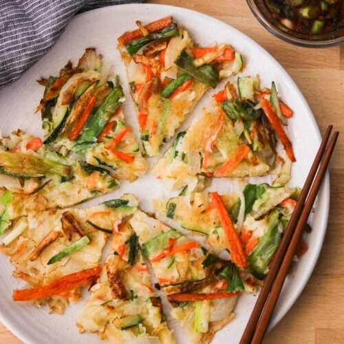 Easy Korean Vegetable Pancake Yachaejeon