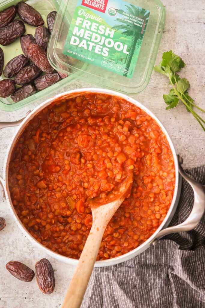 Moroccan Lentil Stew with Dates – What Great Grandma Ate