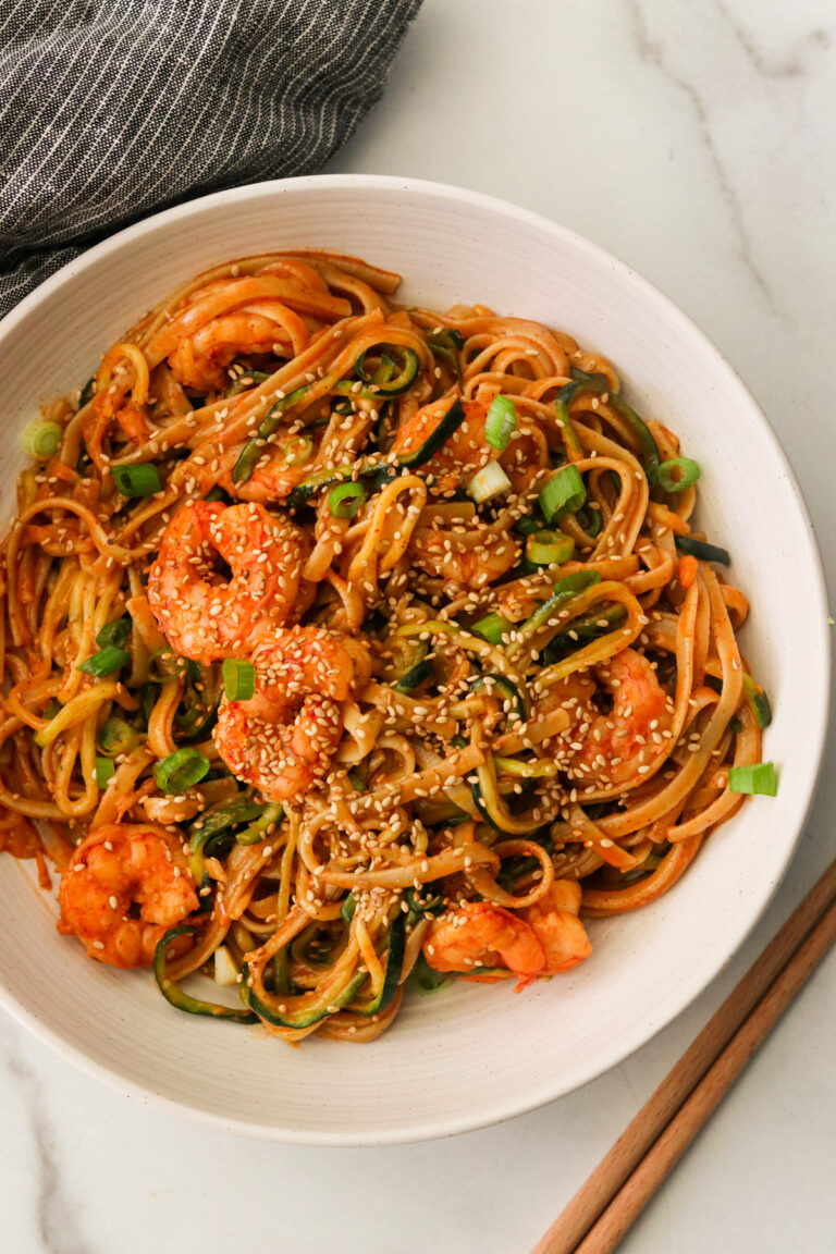 Gochujang Noodles (Korean Spicy Noodles) | What Great Grandma Ate
