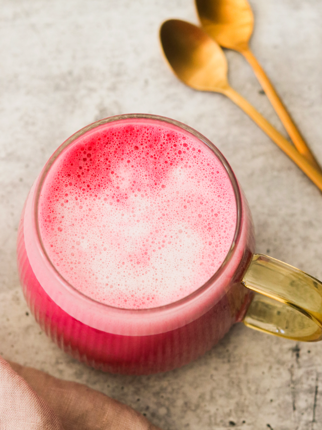 Easy Pink Beet Latte – What Great Grandma Ate