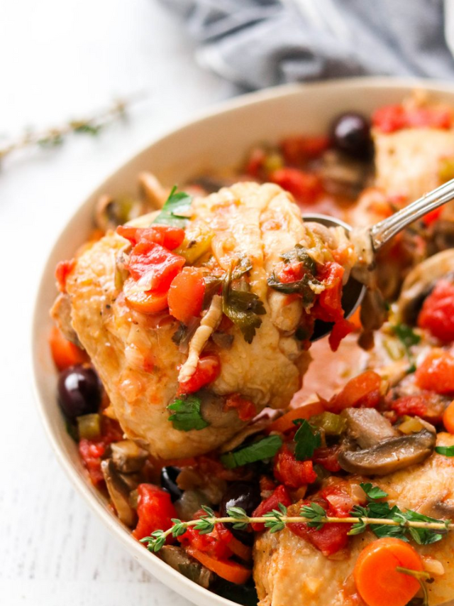 Instant Pot Chicken Cacciatore – What Great Grandma Ate