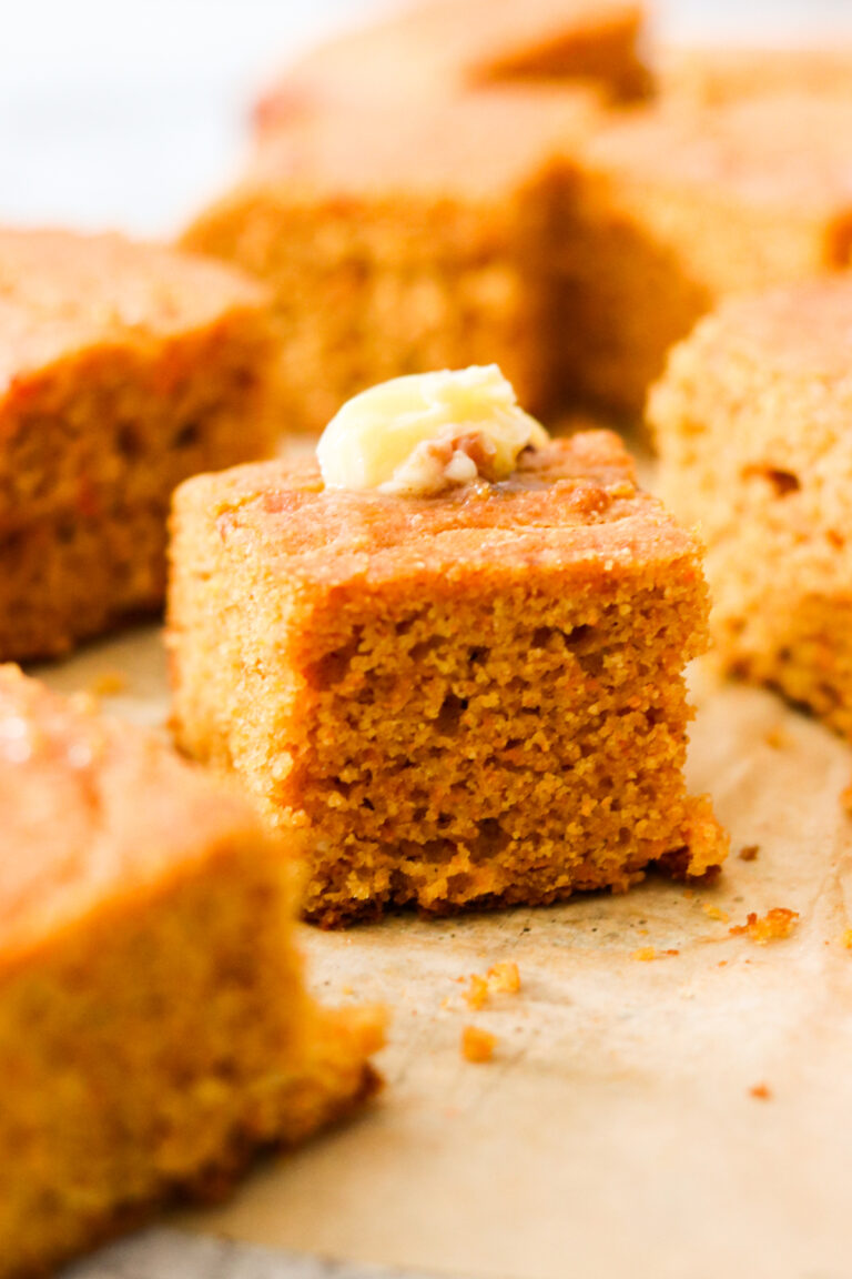 Moist and Simple Sweet Potato Cornbread Recipe