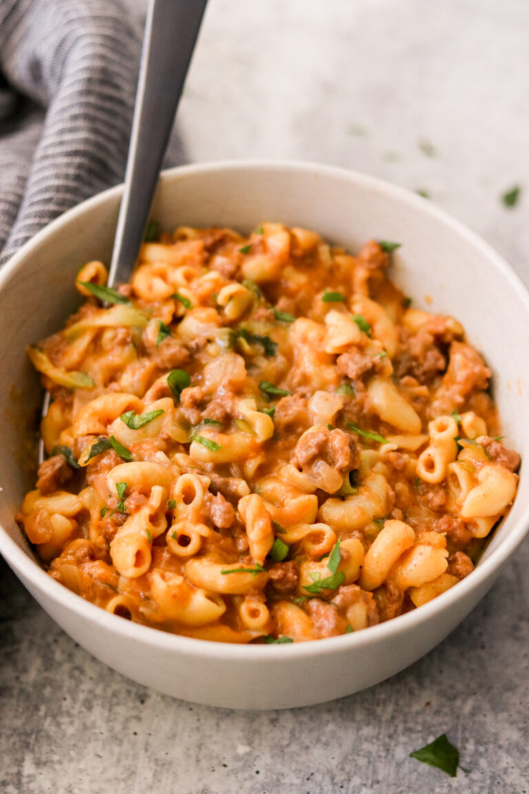 Easy Homemade Hamburger Helper (One Pot Meal!)