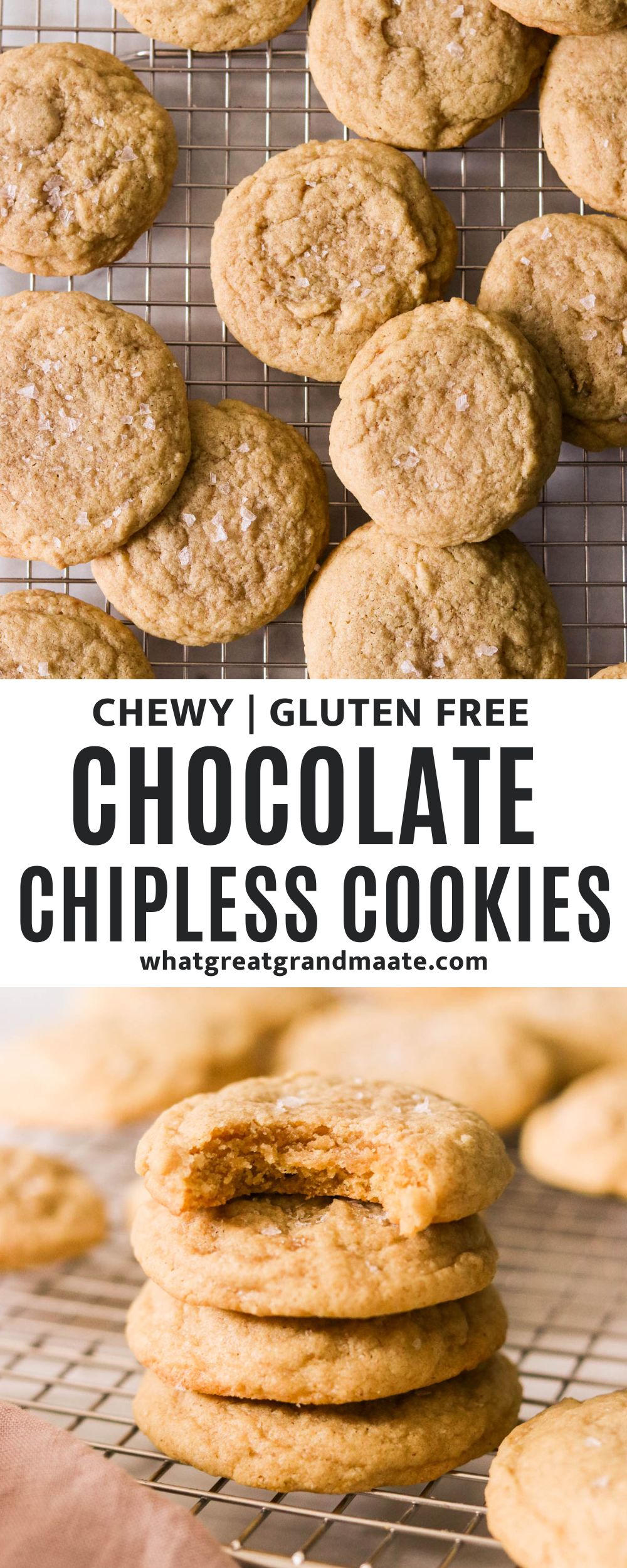 The BEST Chocolate Chipless Cookies | What Great Grandma Ate