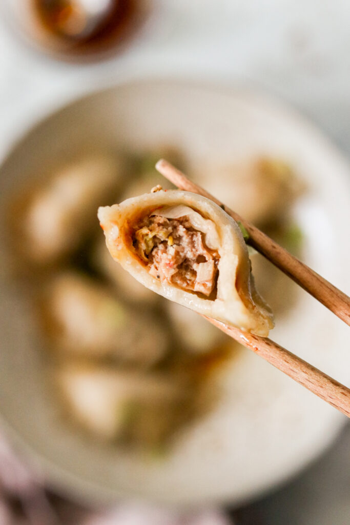 Homemade Korean Dumplings Recipe (Mandu) Made Gluten Free!