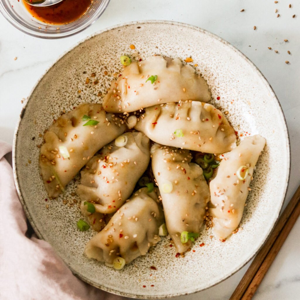 Homemade Korean Dumplings Recipe (Mandu) Made Gluten Free!