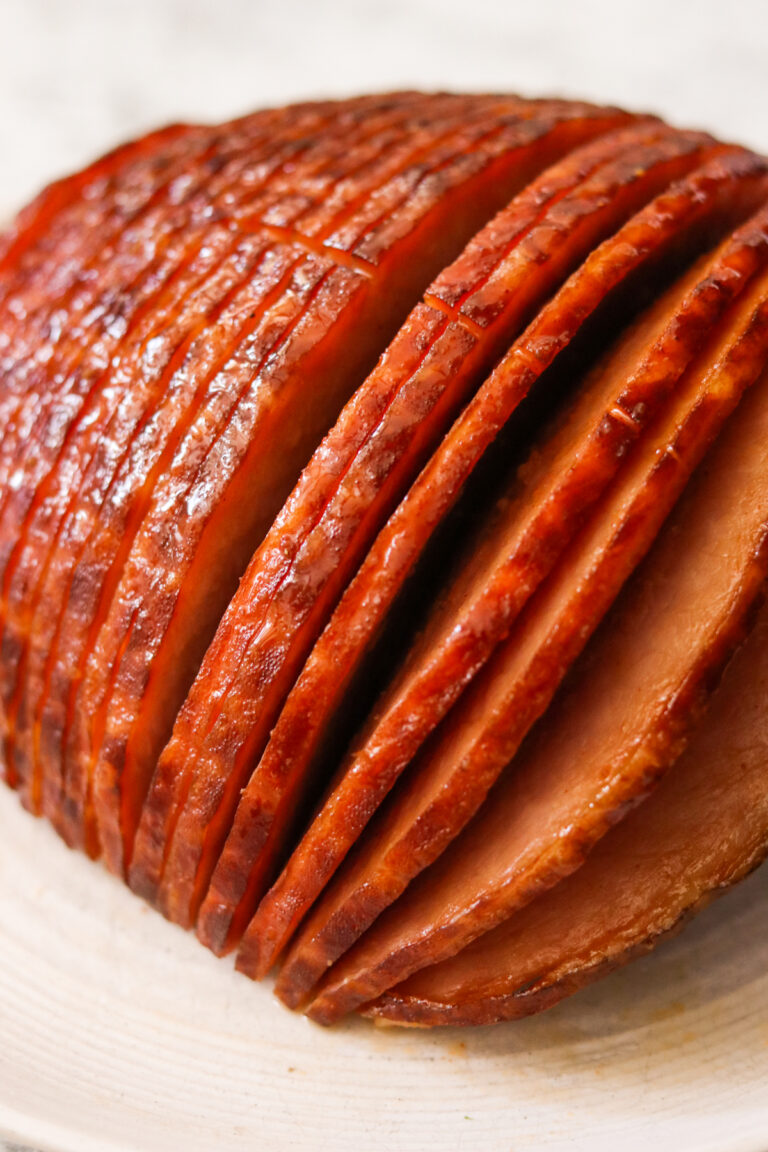 Air Fryer Ham Recipe with Homemade Honey Glaze