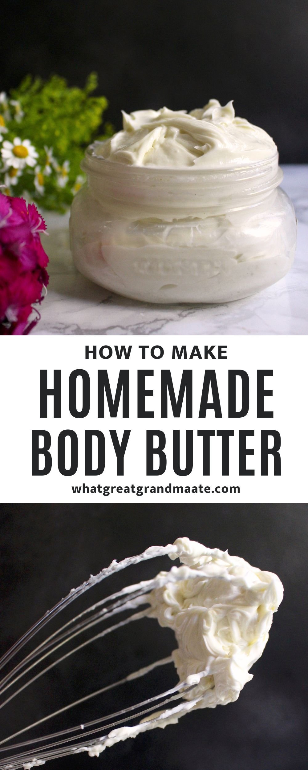 How To Make Homemade Body Butter (Easy Recipe!)