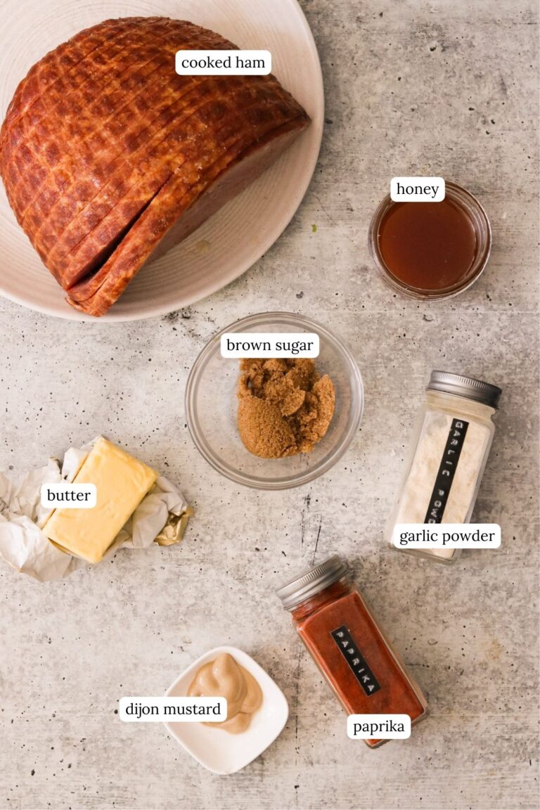 Air Fryer Ham Recipe with Homemade Honey Glaze