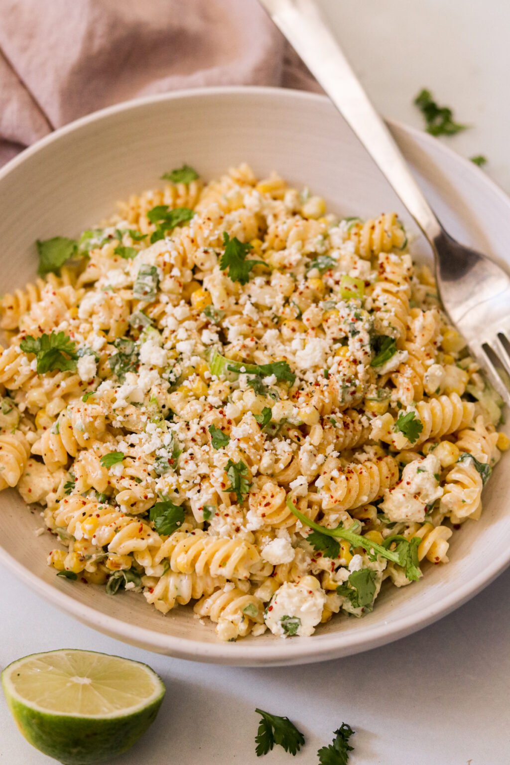 Easy 20-Minute Mexican Street Corn Pasta Salad Recipe
