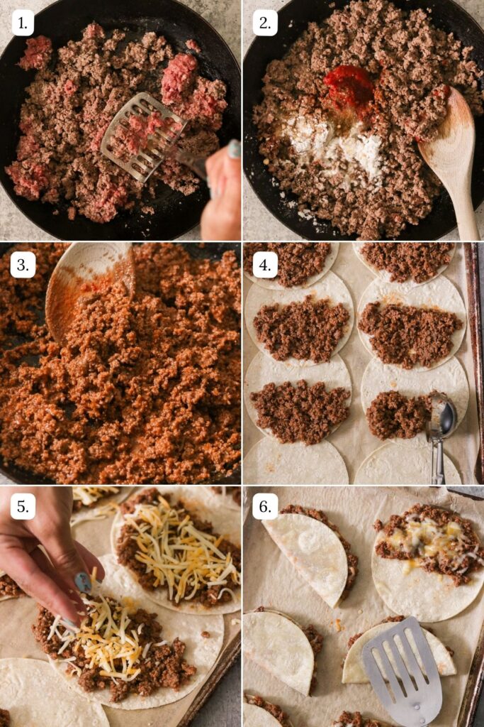 Crispy Oven Baked Tacos (with Taco Bell Copycat Beef)