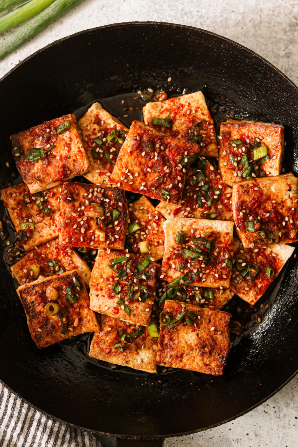 Easy Korean Braised Tofu Recipe (Dubu Jorim) | What Great Grandma Ate