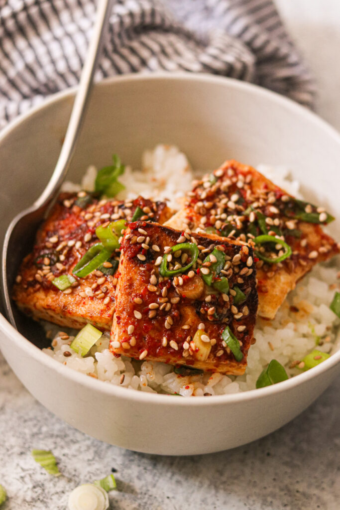 Easy Korean Braised Tofu Recipe (Dubu Jorim) | What Great Grandma Ate
