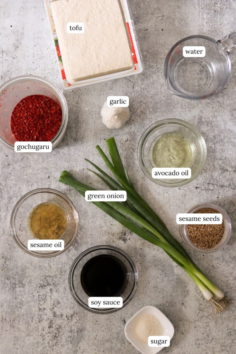 Easy Korean Braised Tofu Recipe (Dubu Jorim) | What Great Grandma Ate