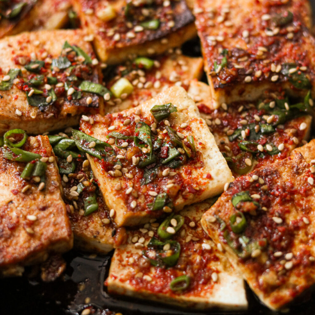 Easy Korean Braised Tofu Recipe (Dubu Jorim) | What Great Grandma Ate