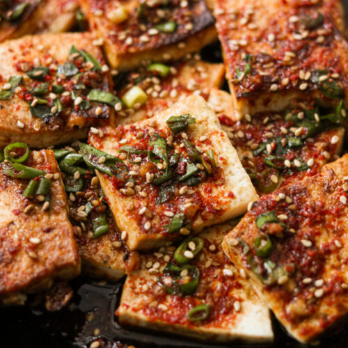 Easy Korean Braised Tofu Recipe (Dubu Jorim) | What Great Grandma Ate