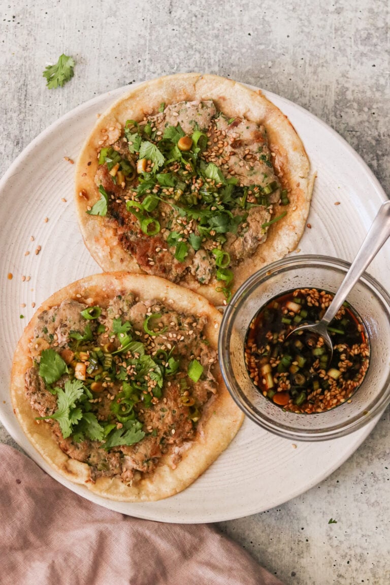 Viral Smash Dumpling Tacos Recipe (with Ground Pork)