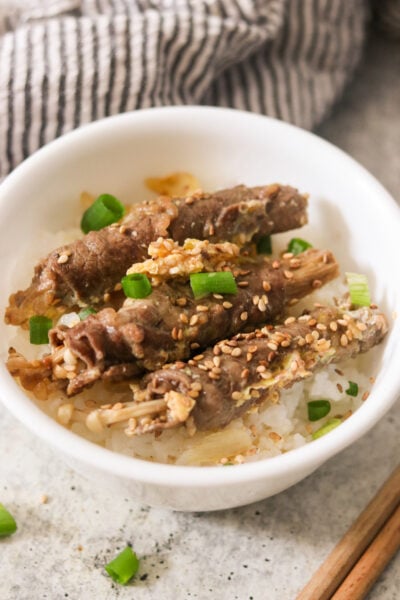 Easy Enoki Beef Rolls Recipe (20 Minutes!) | What Great Grandma Ate