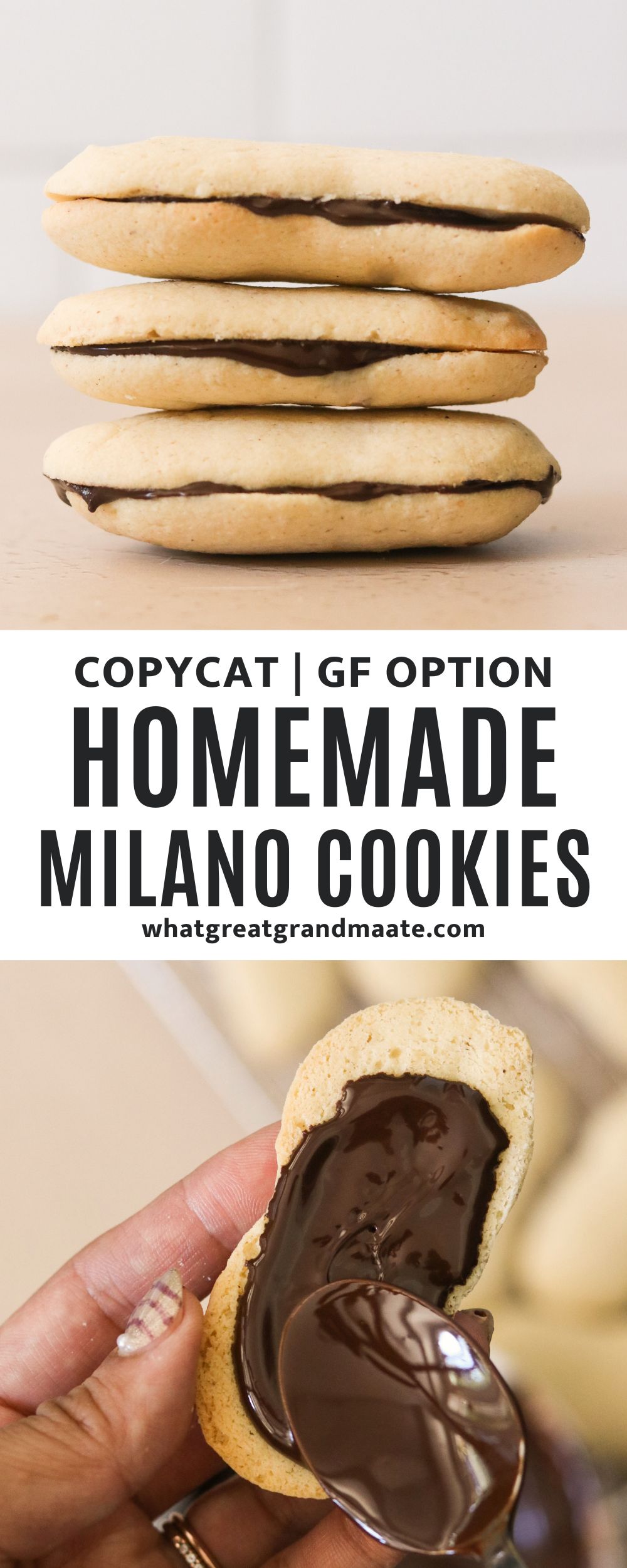 Easy Homemade Milano Cookies Recipe (Gluten-Free Option)