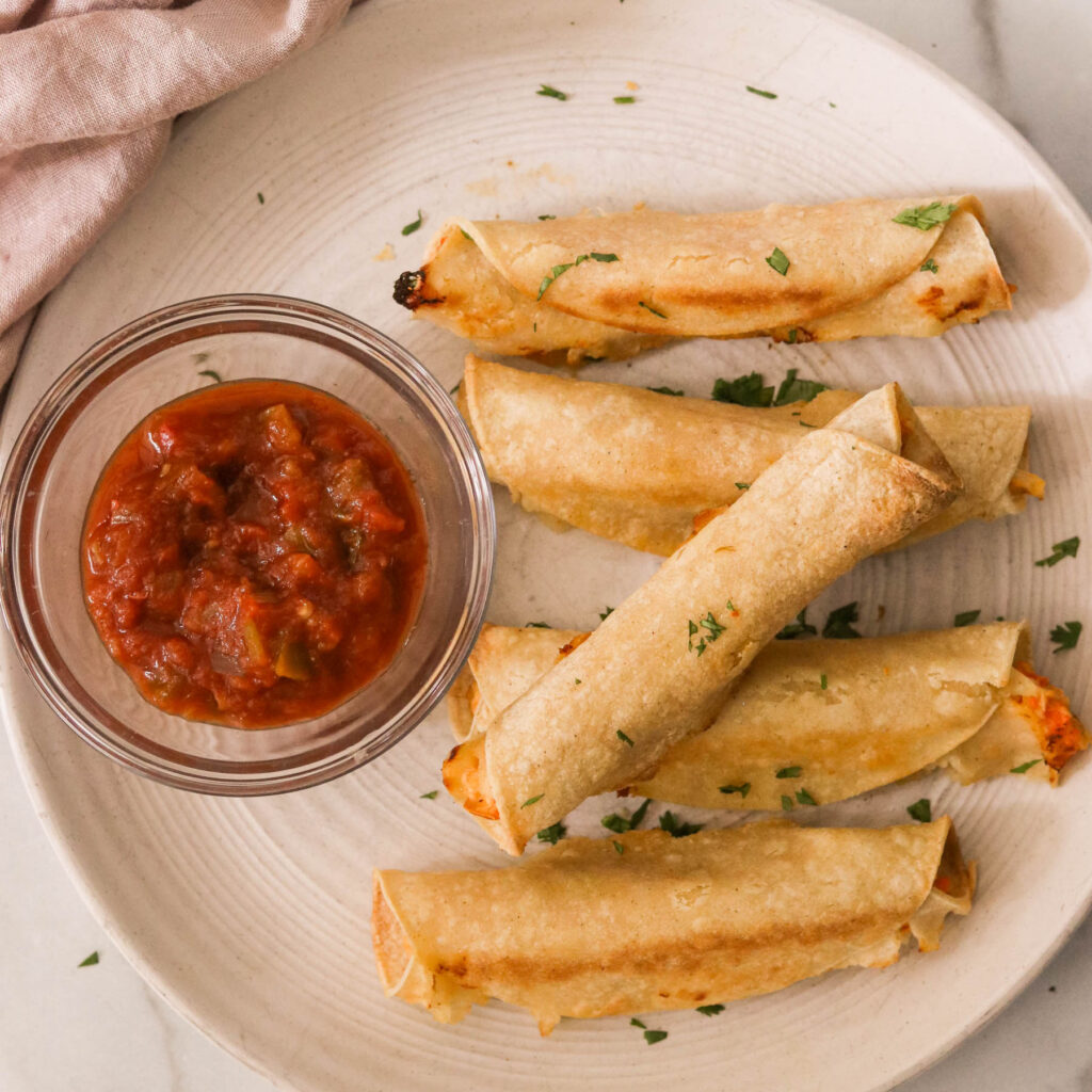 Quick & Easy Homemade Chicken Taquitos Recipe