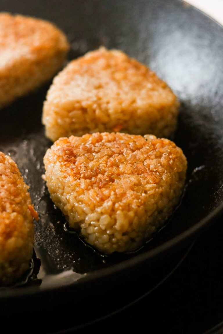Crispy Yaki Onigiri Recipe (Grilled Rice Balls) | What Great Grandma Ate