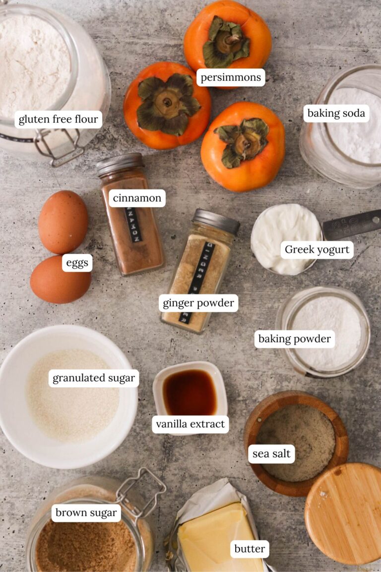 Spiced Persimmon Muffins with Streusal Topping | What Great Grandma Ate