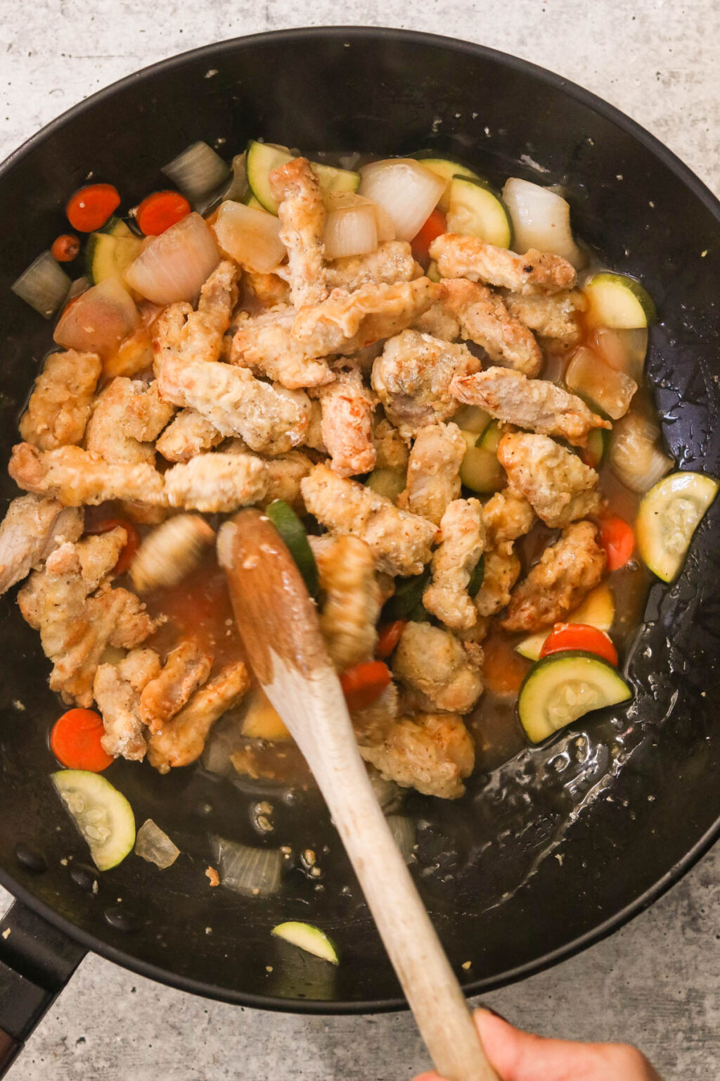 Air Fryer Tangsuyuk (Korean Sweet and Sour Pork) | What Great Grandma Ate